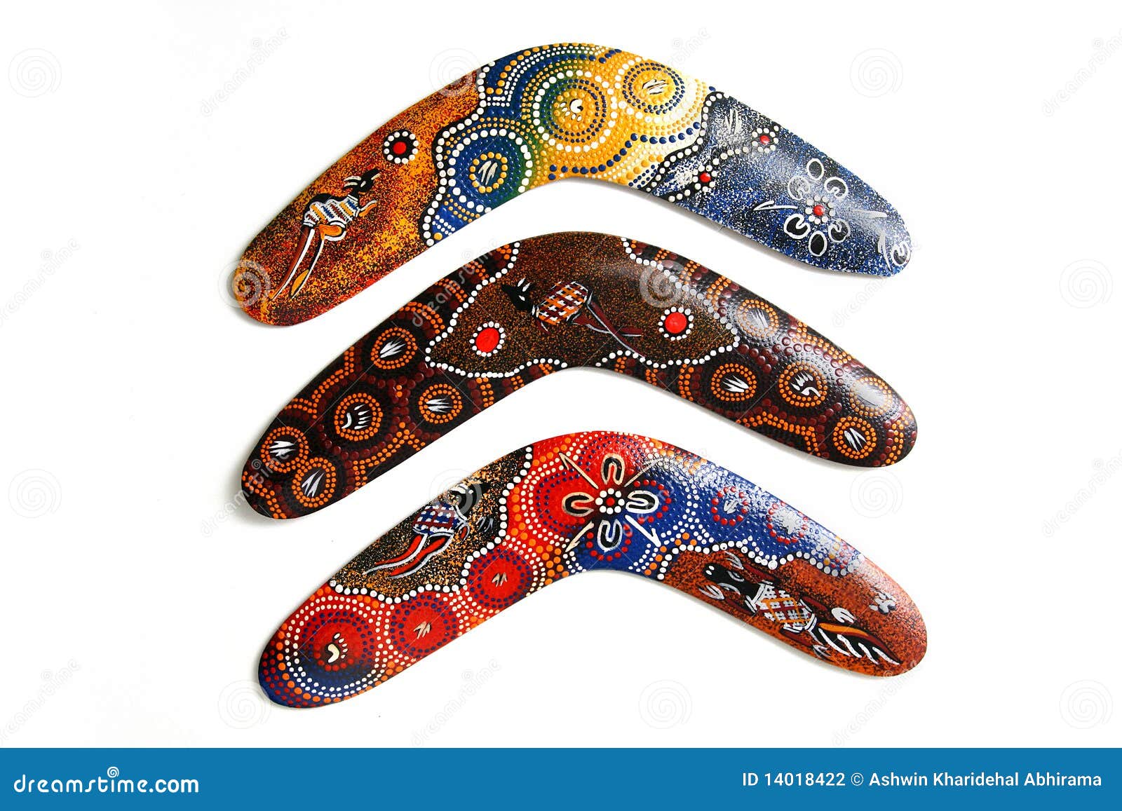 Australische Boemerang. stock foto. Image of hobbys, bruin - 14018422