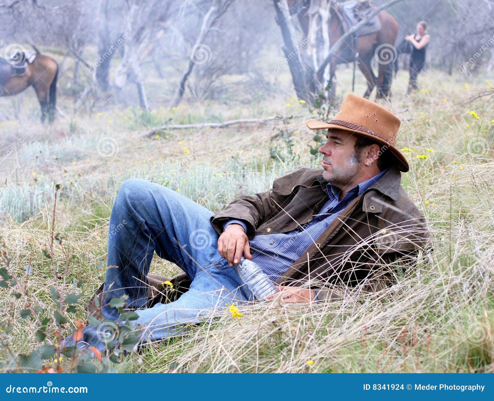 Australische Bosjesman stock foto. Image of boerderij - 8341924