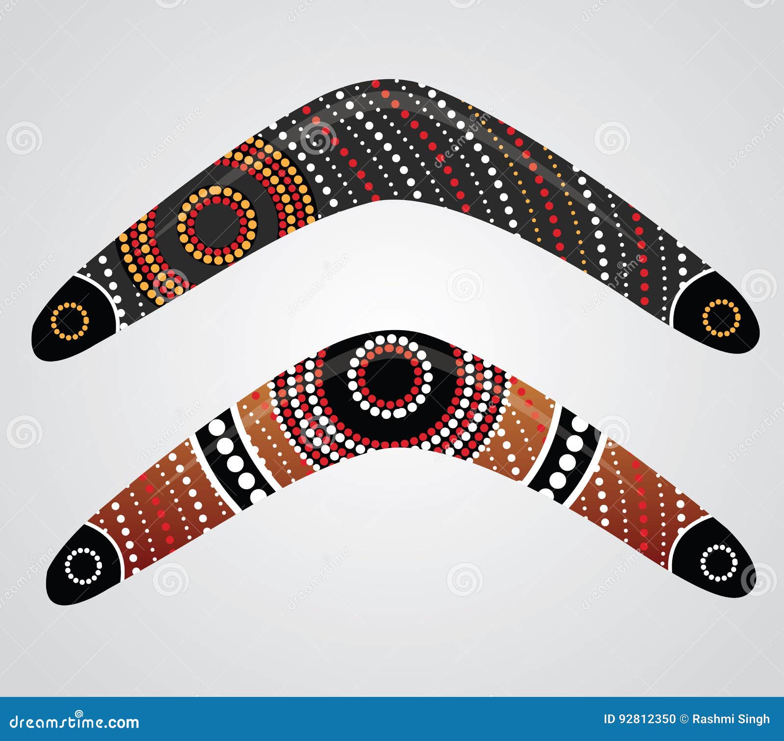 Australischer Bumerangvektor Vektor Abbildung - Illustration von ...