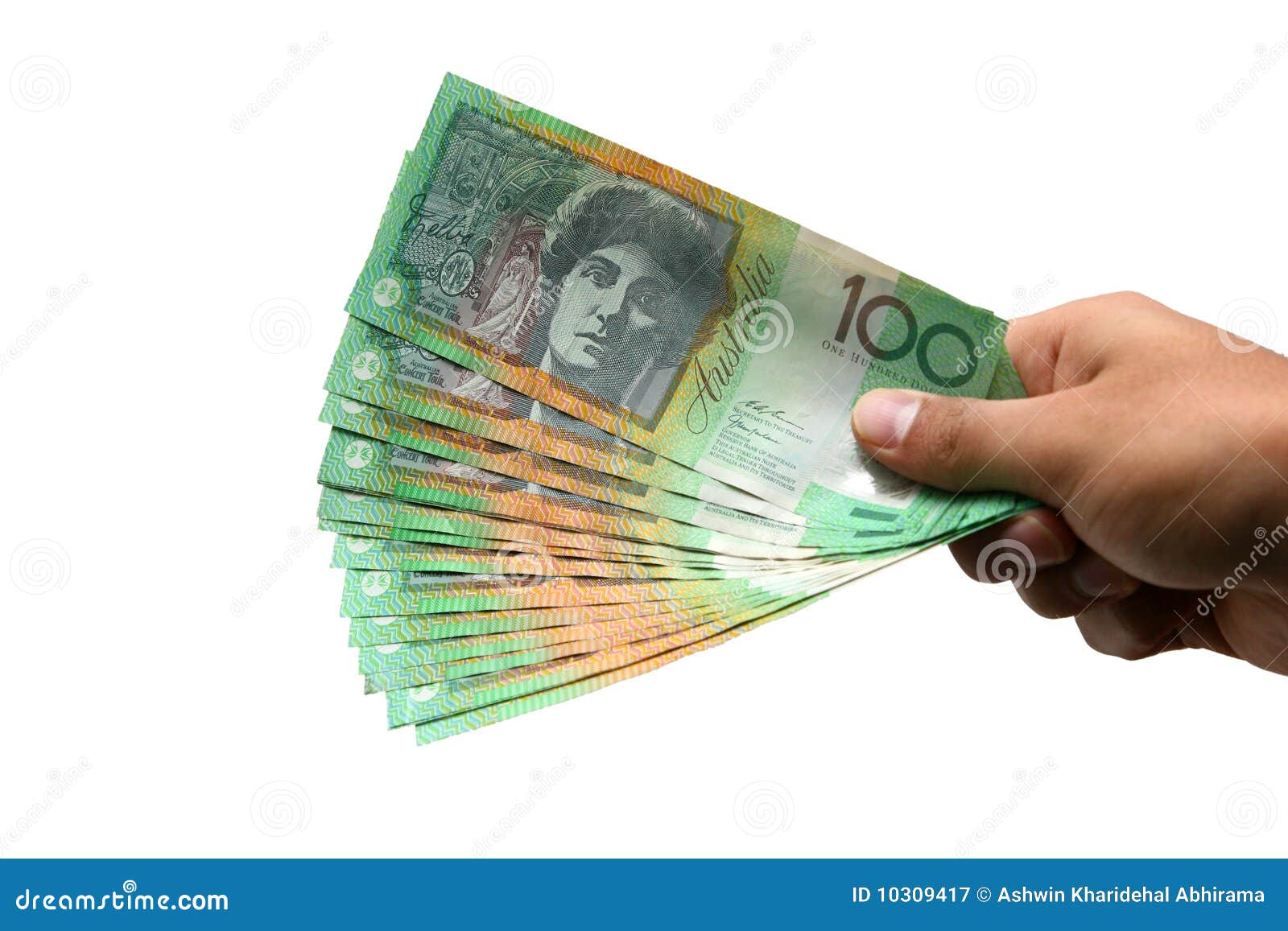 Australisches Bargeld stockbild. Bild von bindungen, zugelassen - 10309417