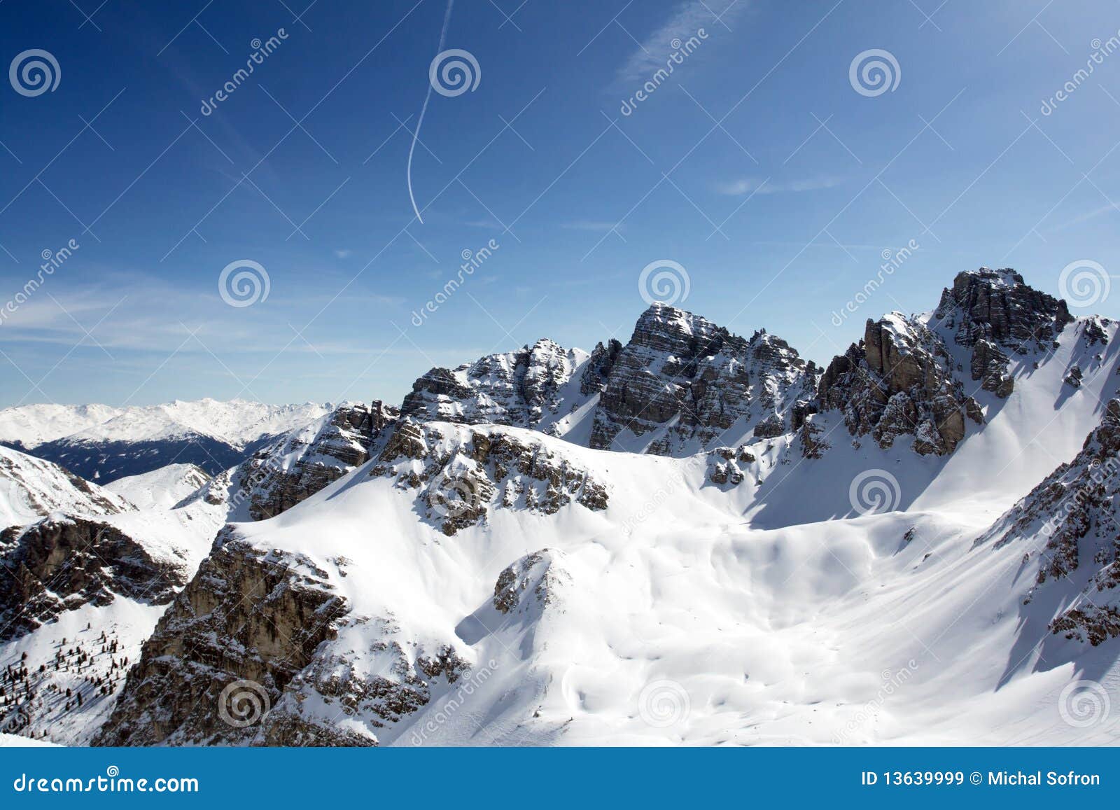 Austria Alps stock image. Image of snow, natural, greeting - 13639999