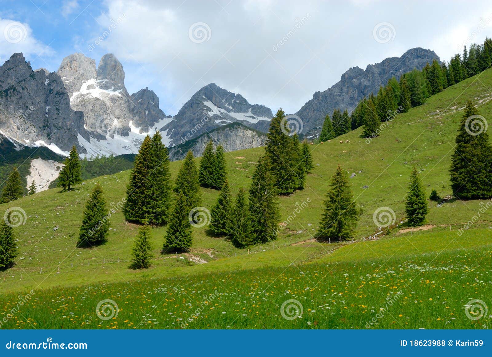 Austria Alps stock photo. Image of alps, warm, dachstein - 18623988