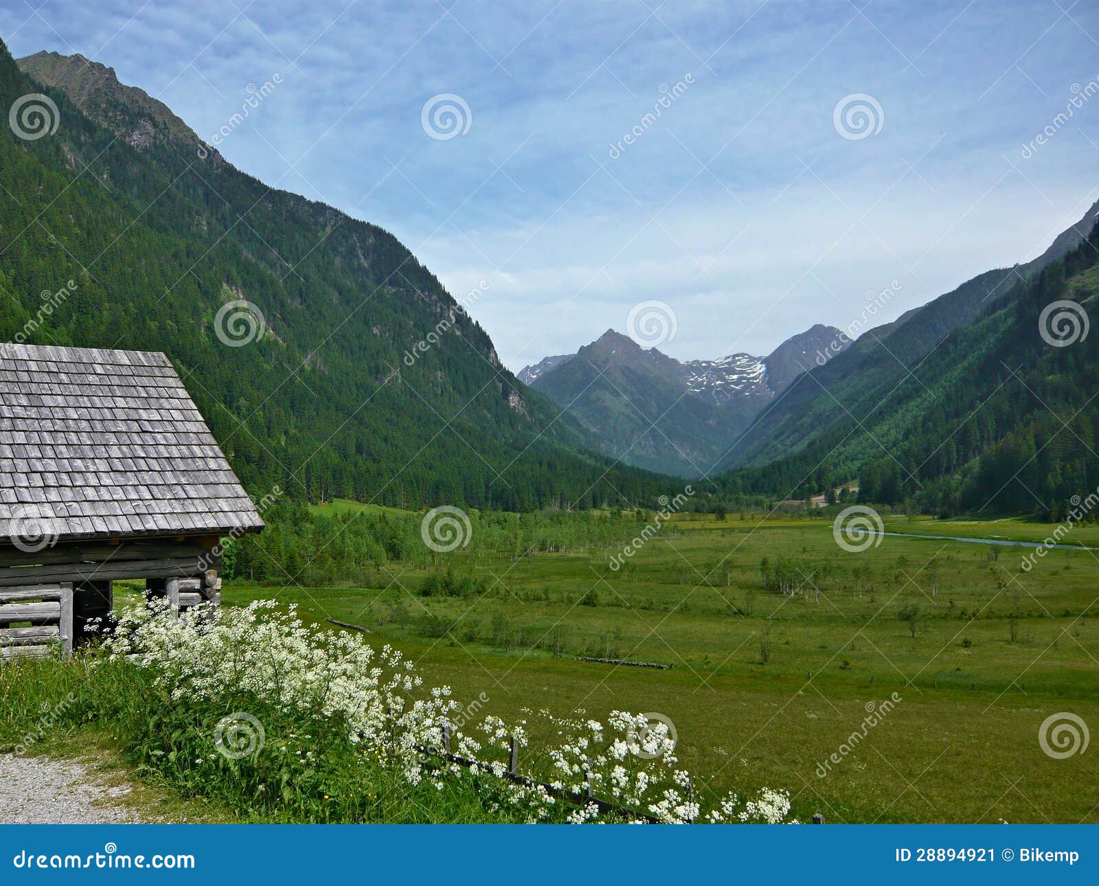 Austria,Alps-valley Untertal Stock Image - Image of alps, untertal ...