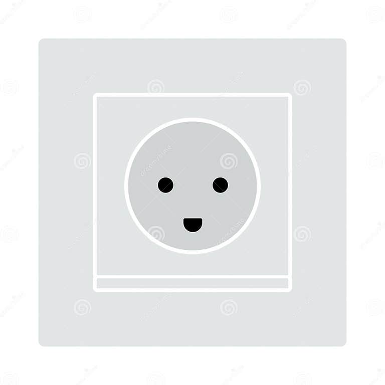 Austria Electrical Socket Icon Stock Vector - Illustration of power ...