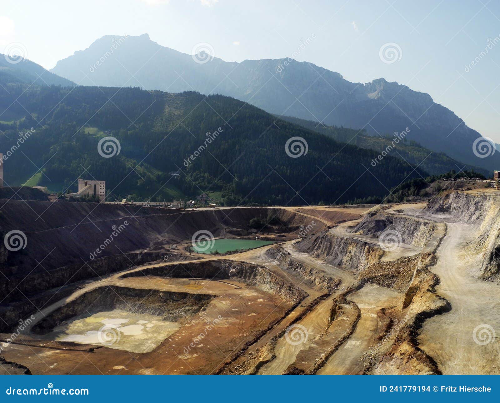 Austria, Erzberg Mountain stock photo. Image of erzberg - 241779194