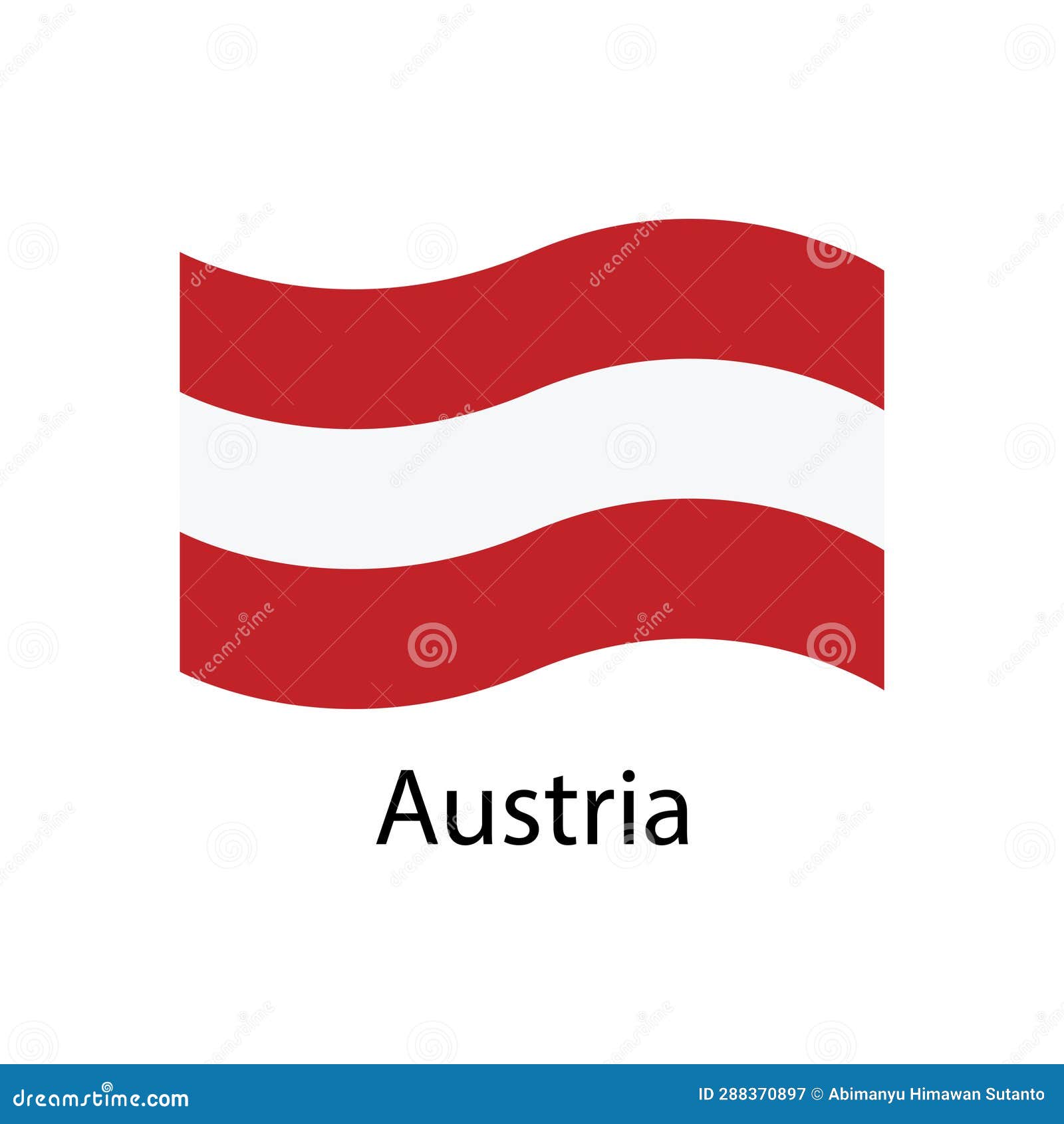 Austria flag icon vector stock vector. Illustration of closeup - 288370897