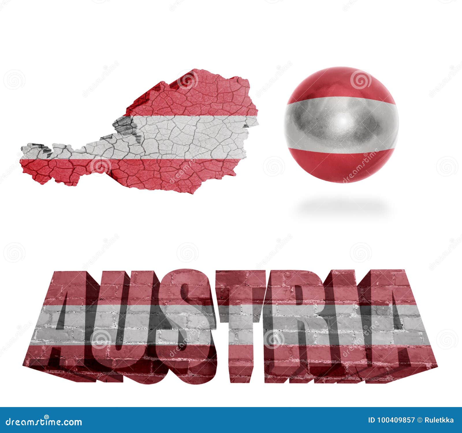 Austrian Symbols stock illustration. Illustration of east - 100409857