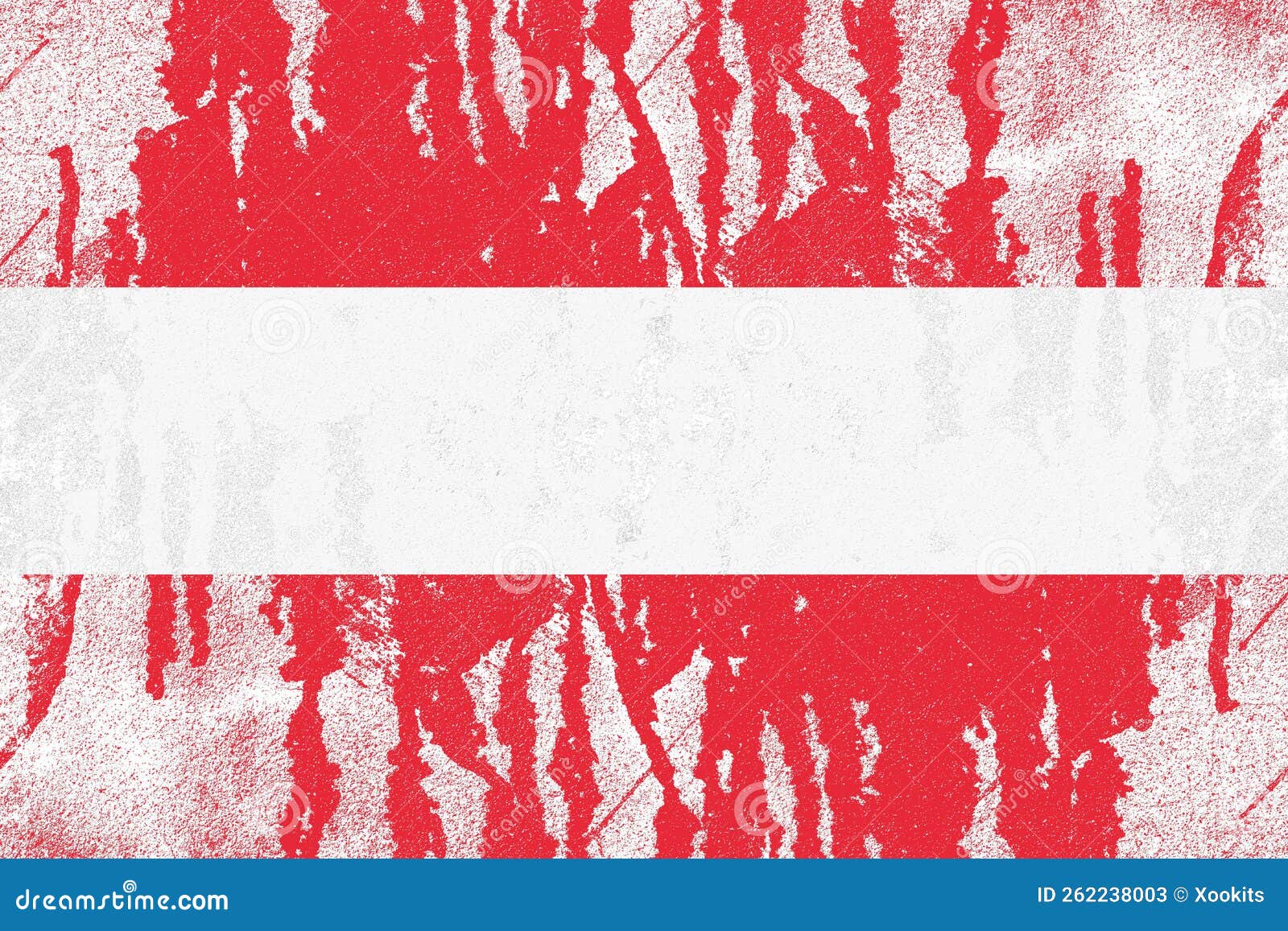 Austria Flag Painted on Old Distressed Concrete Wall Background Stock ...