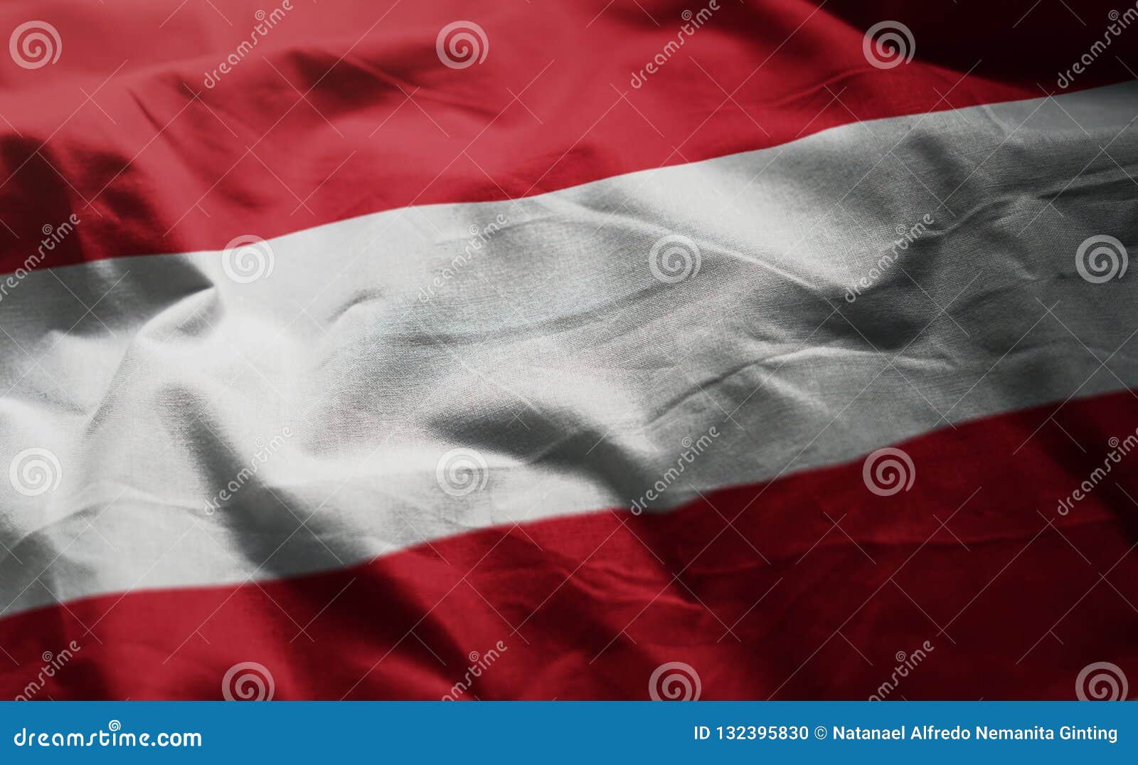 Austria Flag Rumpled Close Up Stock Photo - Image of patriotism ...