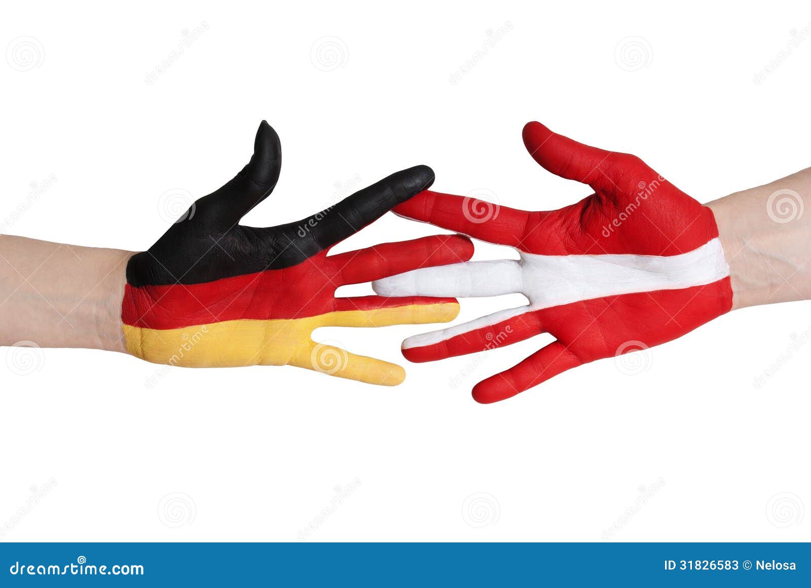 Austria and Germany in Coalition Stock Image - Image of agreement ...