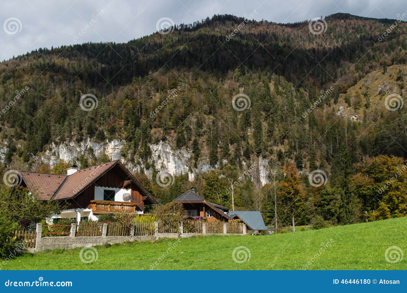 Austria House stock photo. Image of country, scenics - 46446180