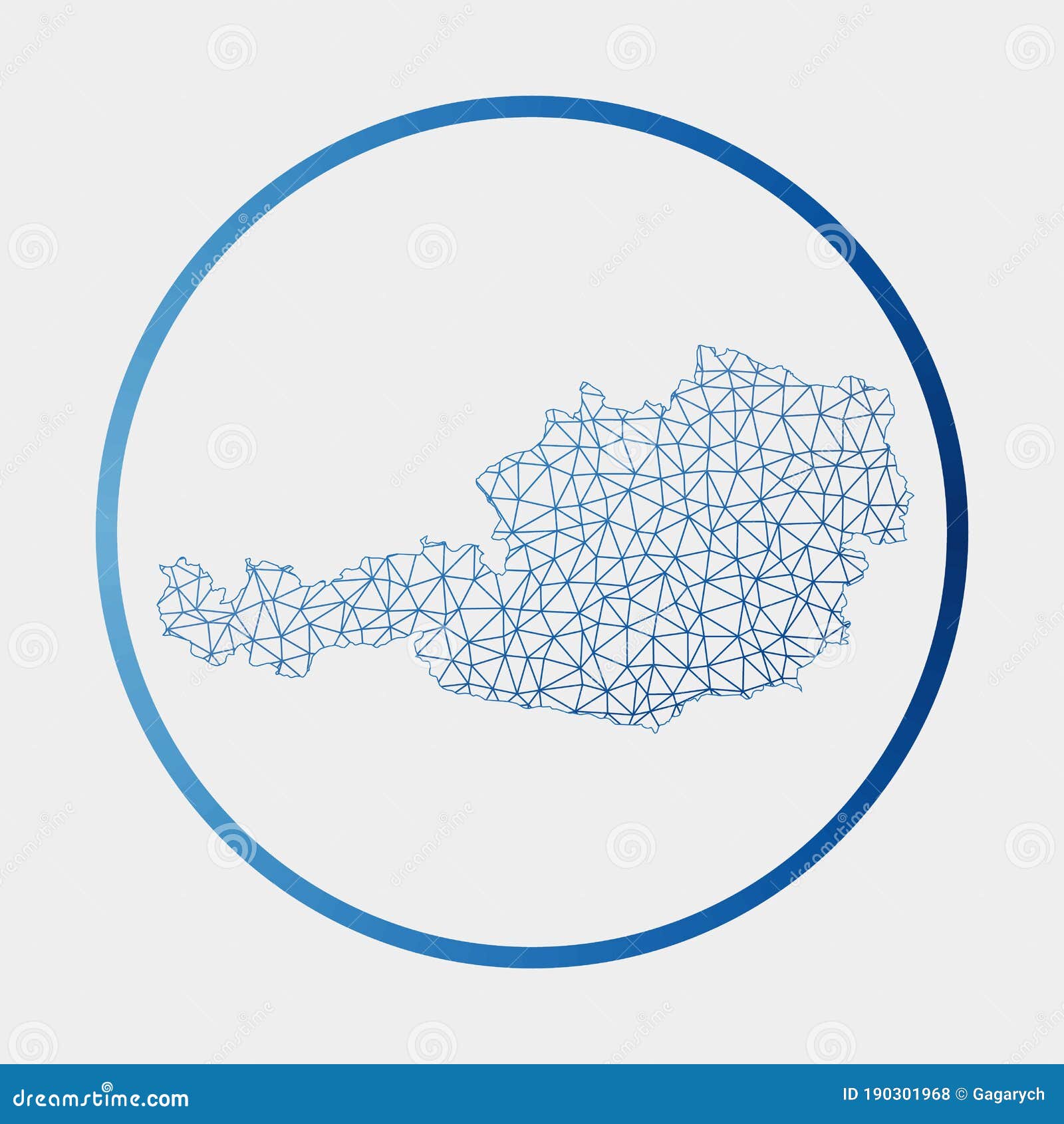 Austria icon. stock vector. Illustration of creative - 190301968