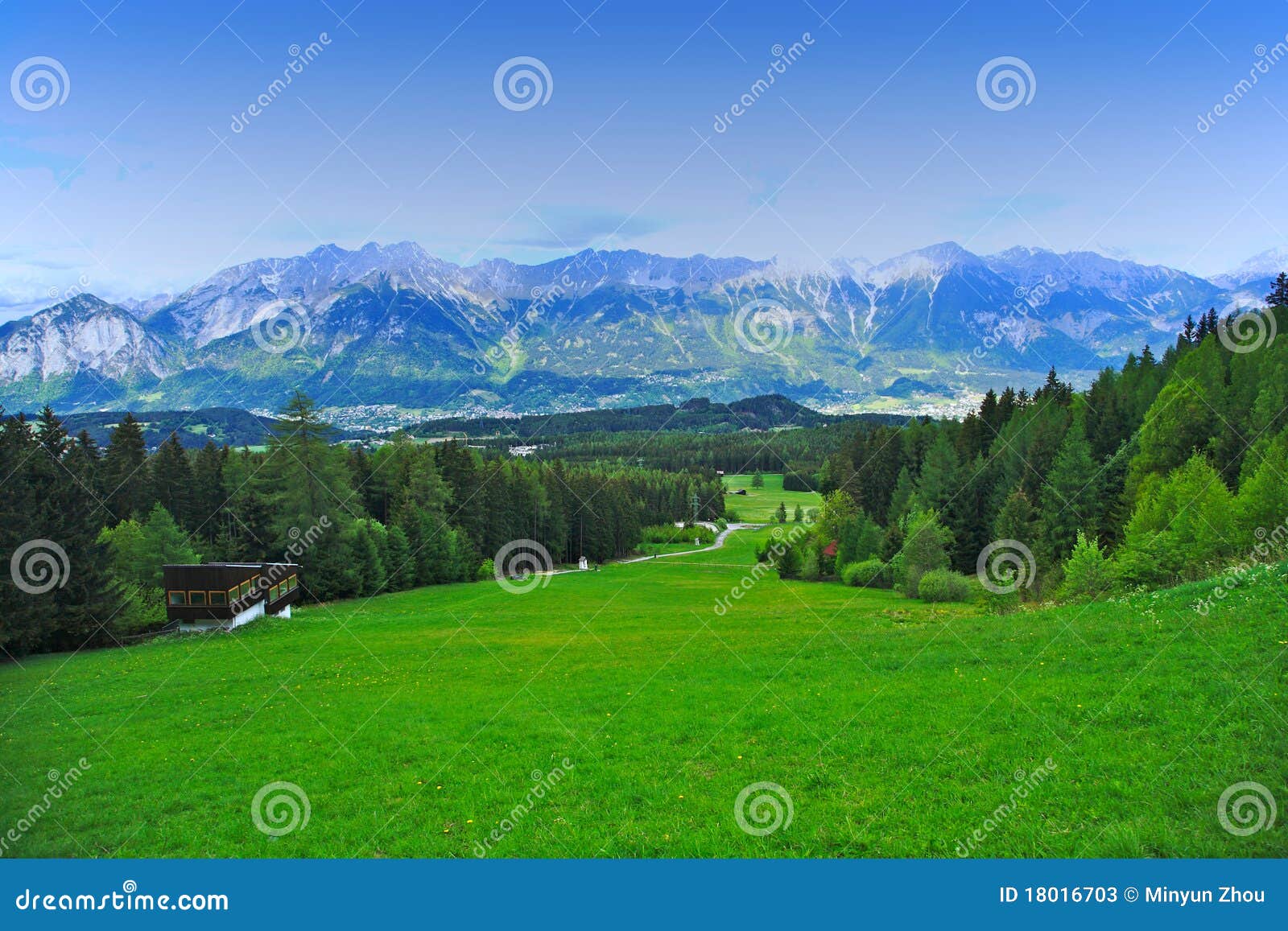 Austria Landscape stock image. Image of green, village - 18016703