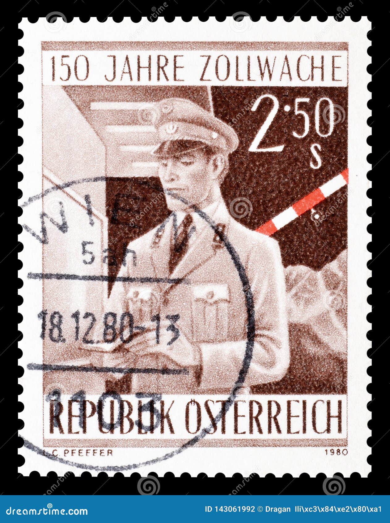 Austria on postage stamps editorial photography. Image of issue - 143061992