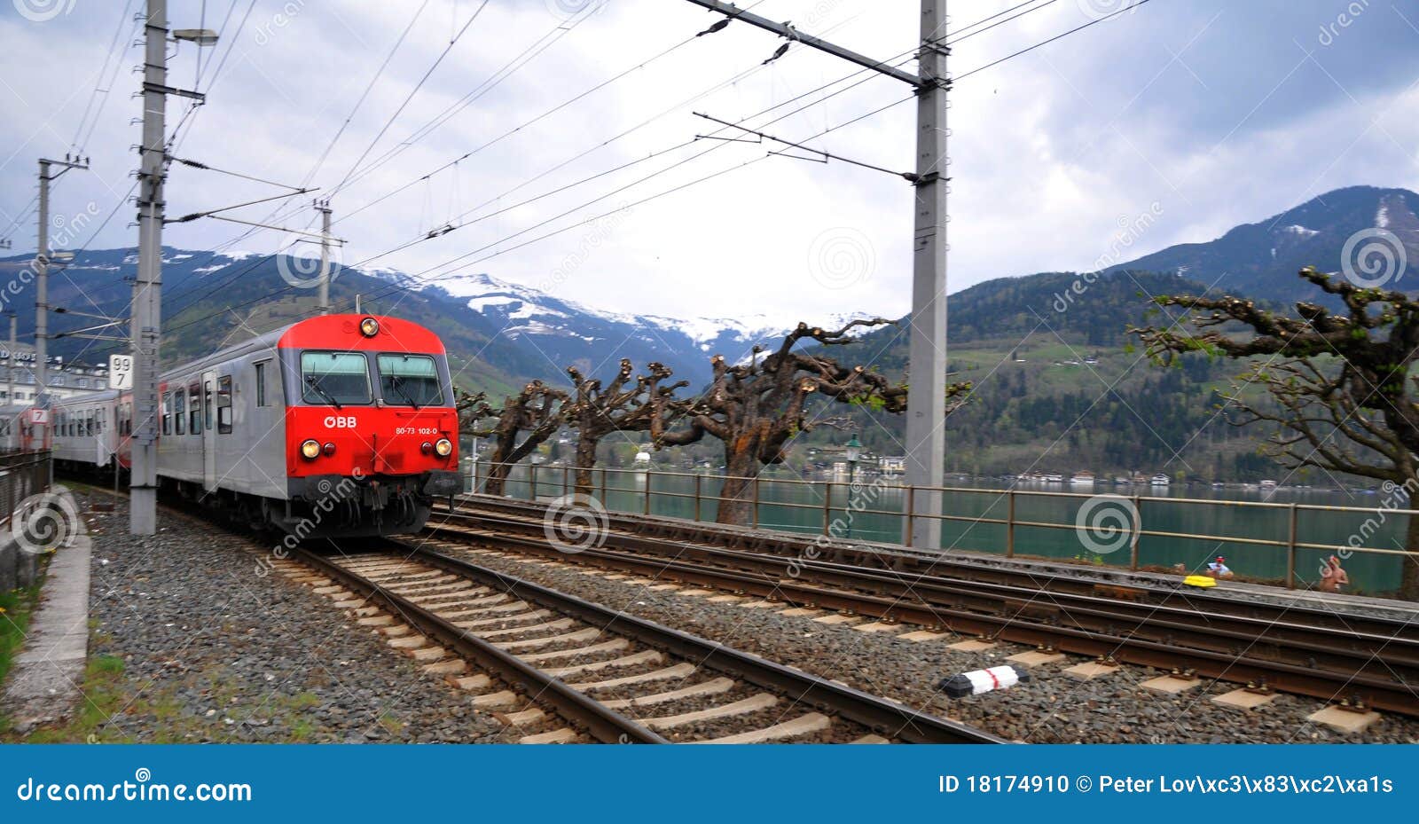 Austria by Rail - OBB editorial image. Image of pillars - 18174910