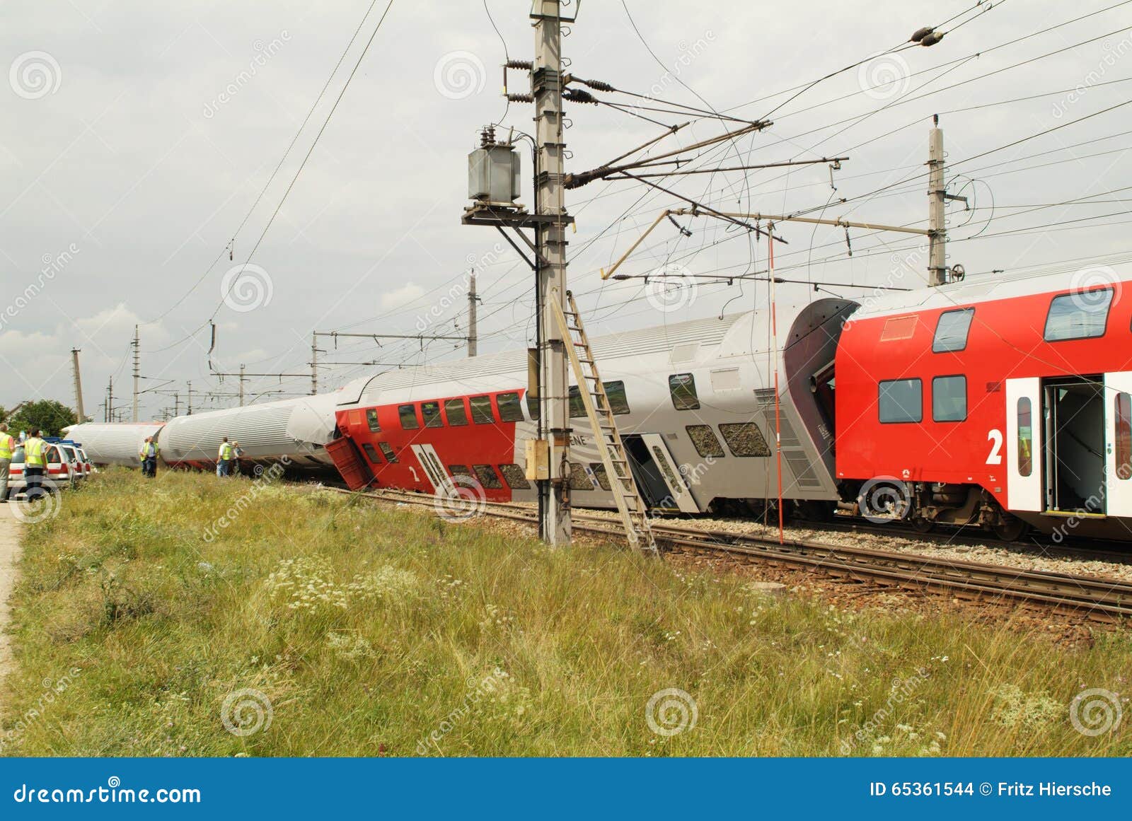 Austria, Railway accident editorial stock image. Image of rails - 65361544