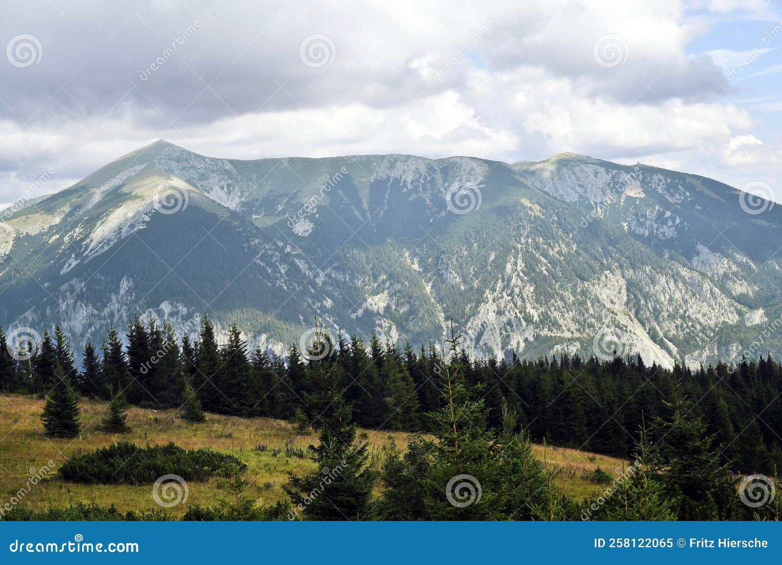 Austria, Rax Mountain and Schneeberg Stock Image - Image of destination ...