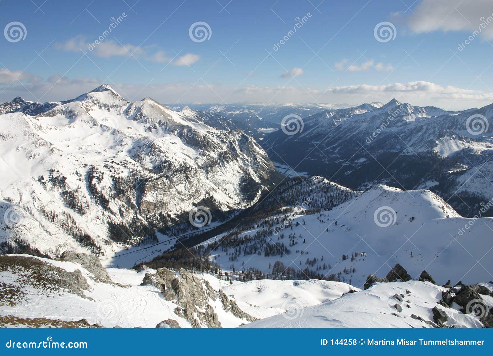 Austria - snowy mountains stock photo. Image of snow, mountains - 144258