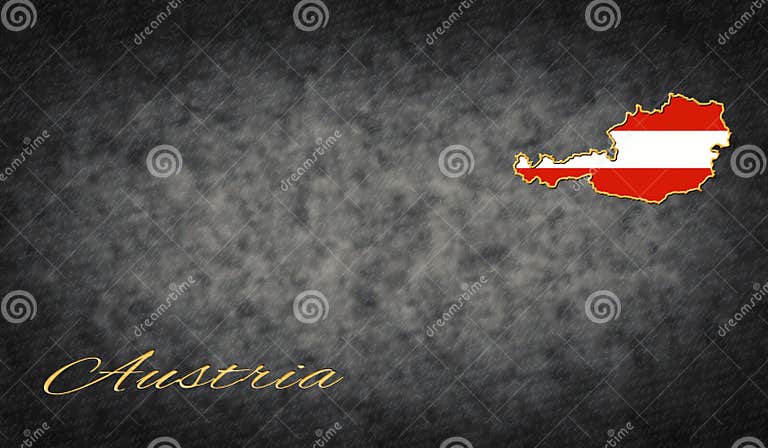 Austria Symbols, Map of Austria Stock Photo - Image of historic, flag ...