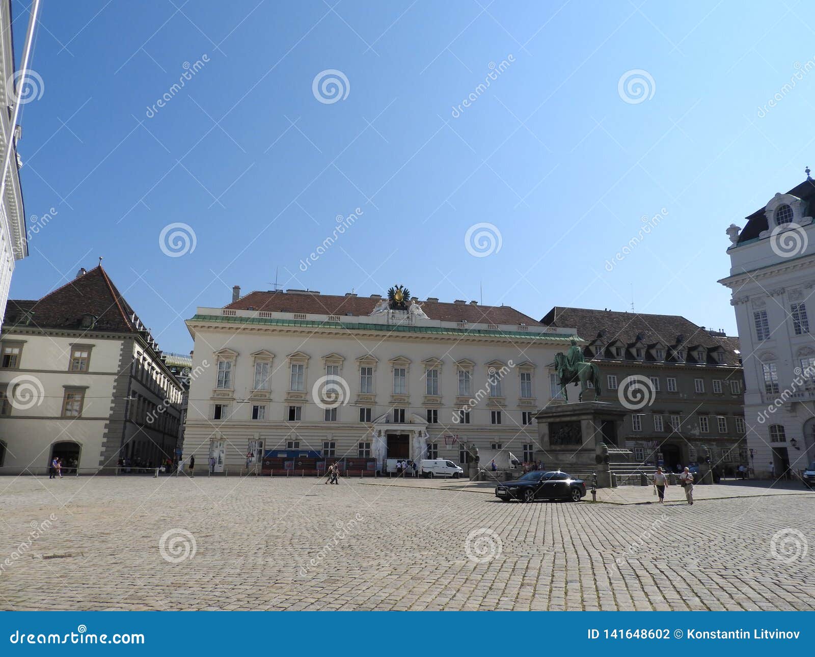 Austria, Vienna, Exquisite Architecture of Stone Walls of Buildings ...