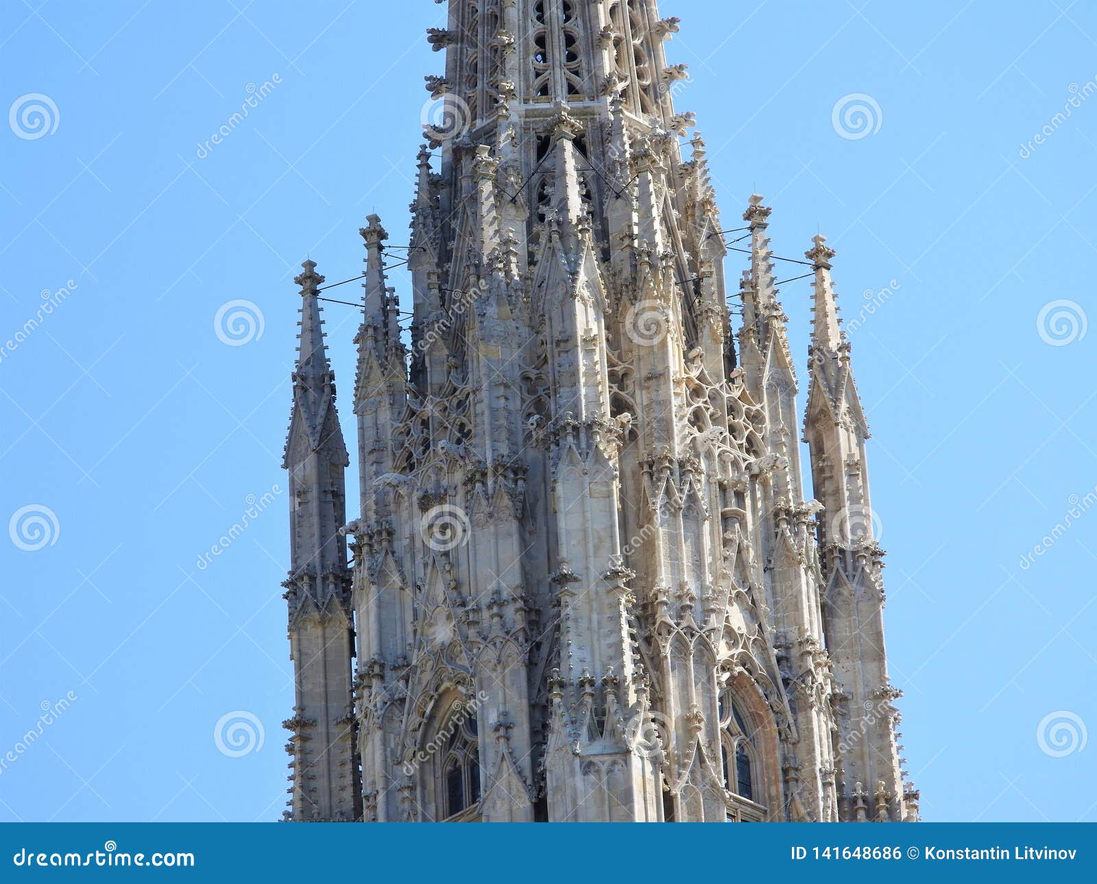 Austria, Vienna, Exquisite Architecture of Stone Walls of Buildings ...