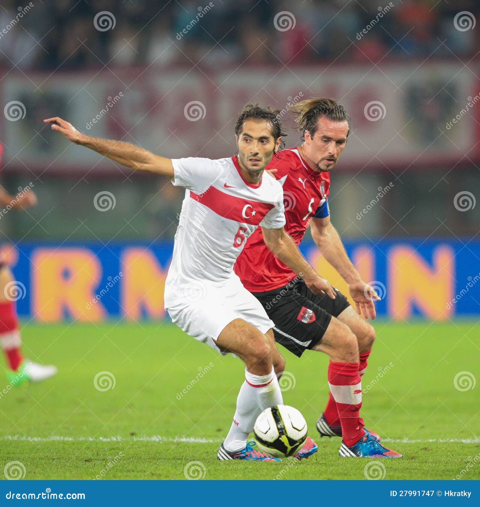 Austria vs. Turkey editorial photography. Image of action - 27991747