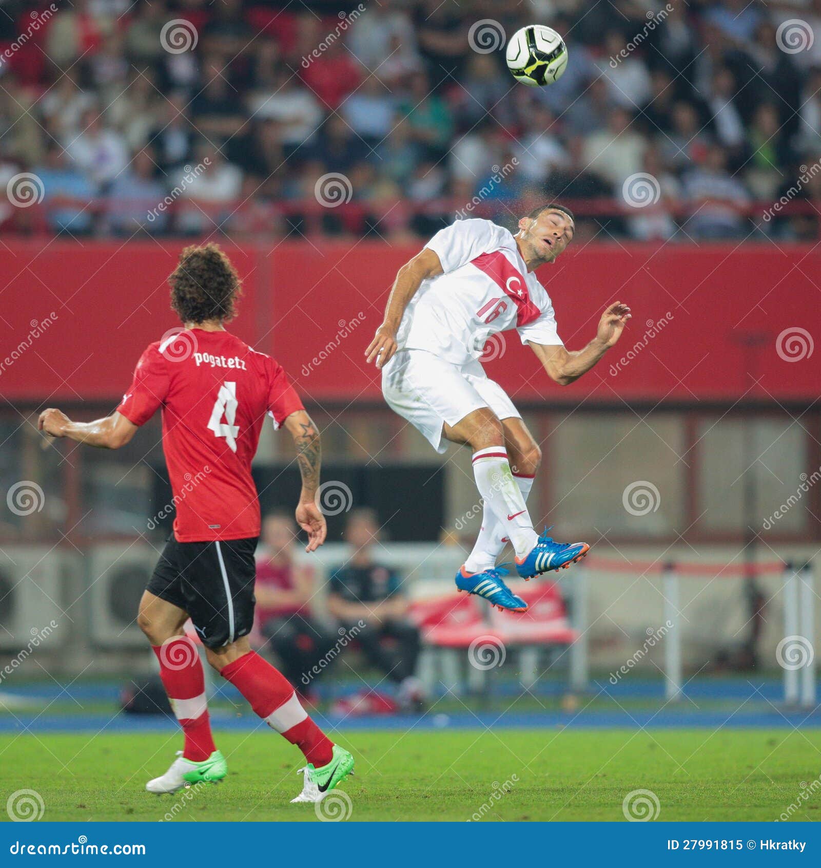 Austria vs. Turkey editorial image. Image of dribbling - 27991815