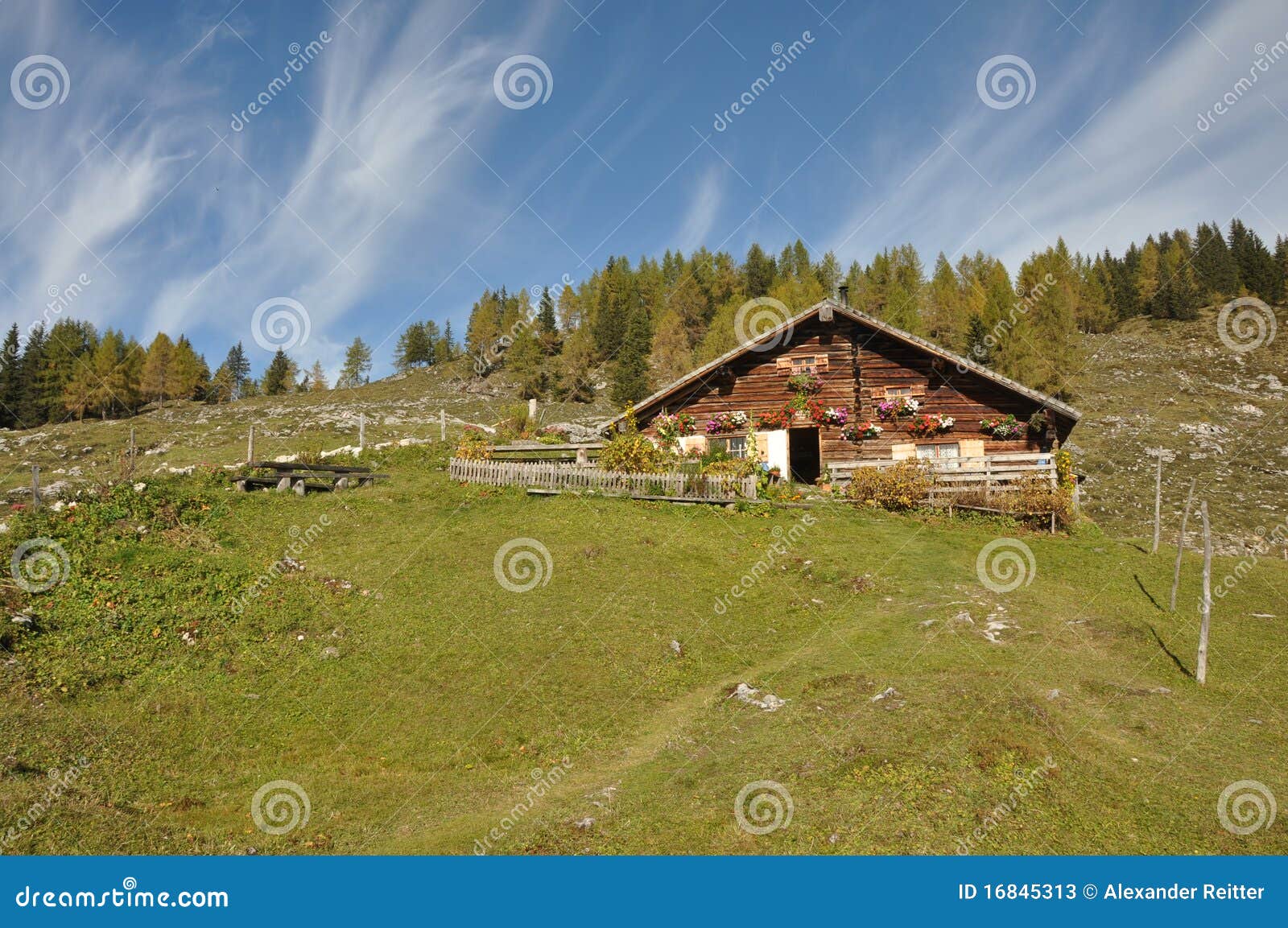 Austrian alpine hut stock image. Image of generic, austria - 16845313
