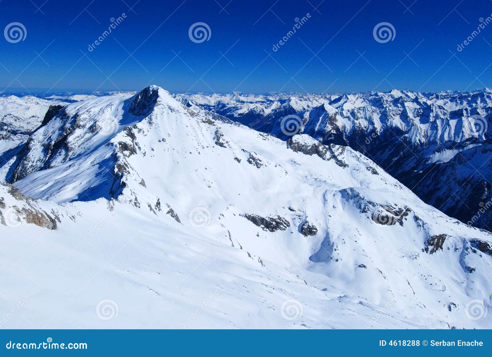 Austrian Alps landscape stock photo. Image of slopes, isolated - 4618288
