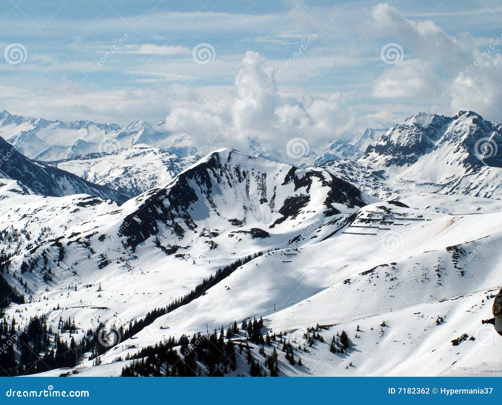 Austrian Alps mountains stock photo. Image of cold, peace - 7182362