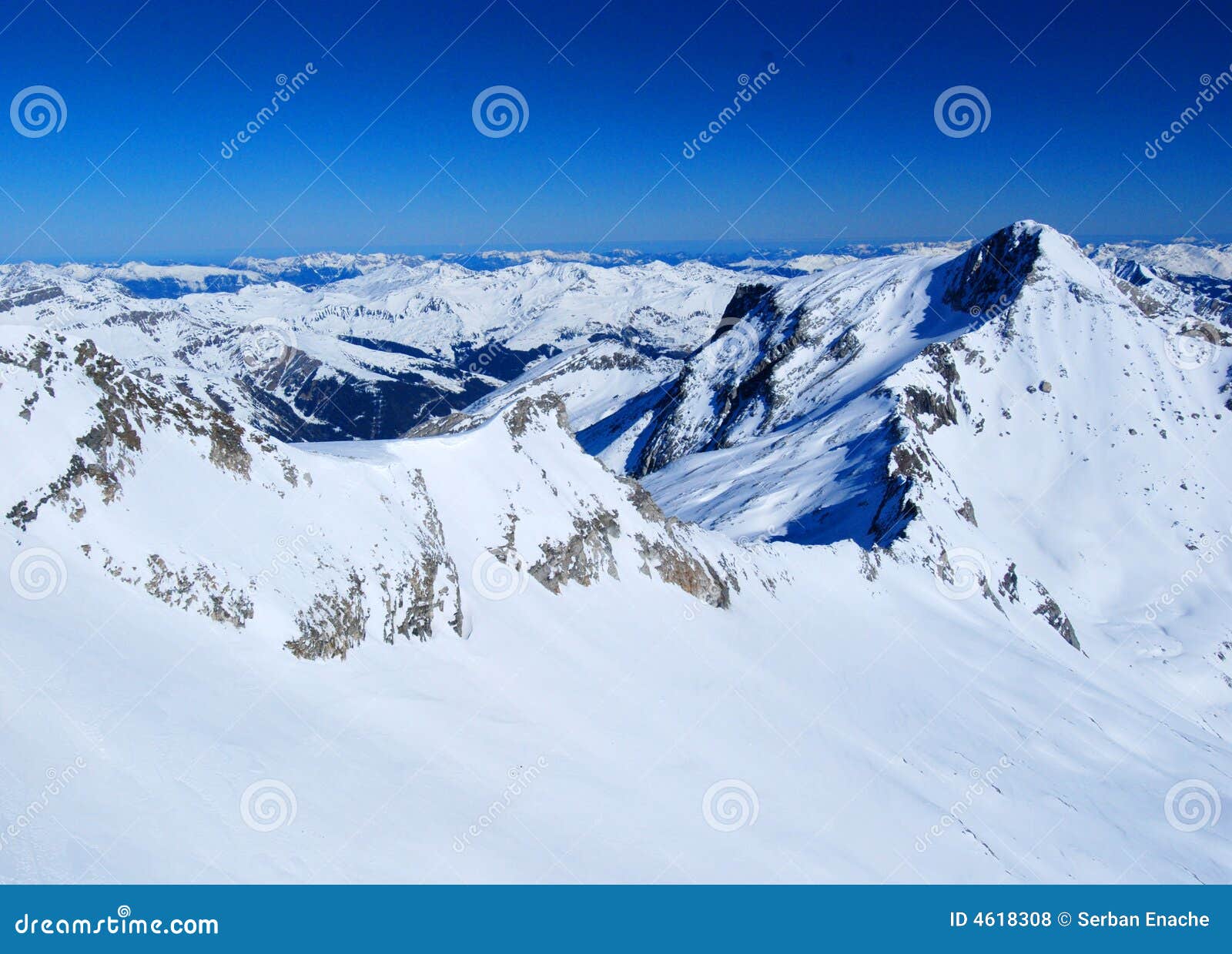 Austrian Alps scenery stock photo. Image of beauty, peak - 4618308