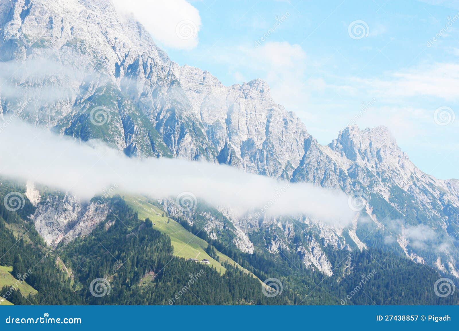 Austrian alps in summer stock image. Image of europe - 27438857