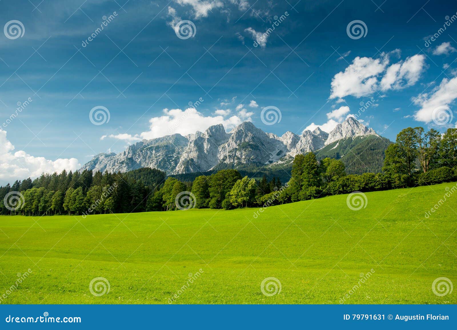Austrian alps in summer stock image. Image of landscape - 79791631