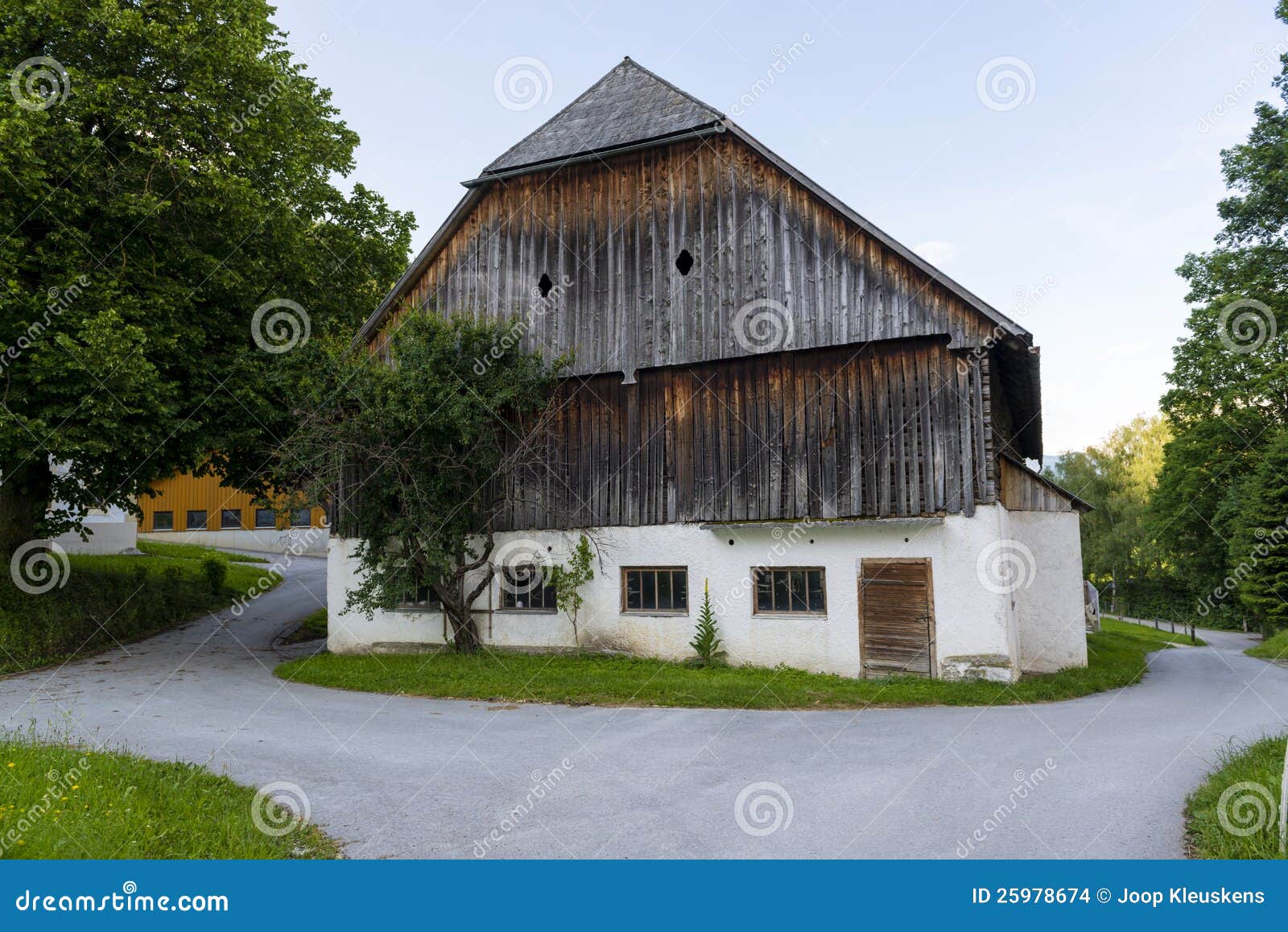 Austrian barn stock photo. Image of obsolete, building - 25978674