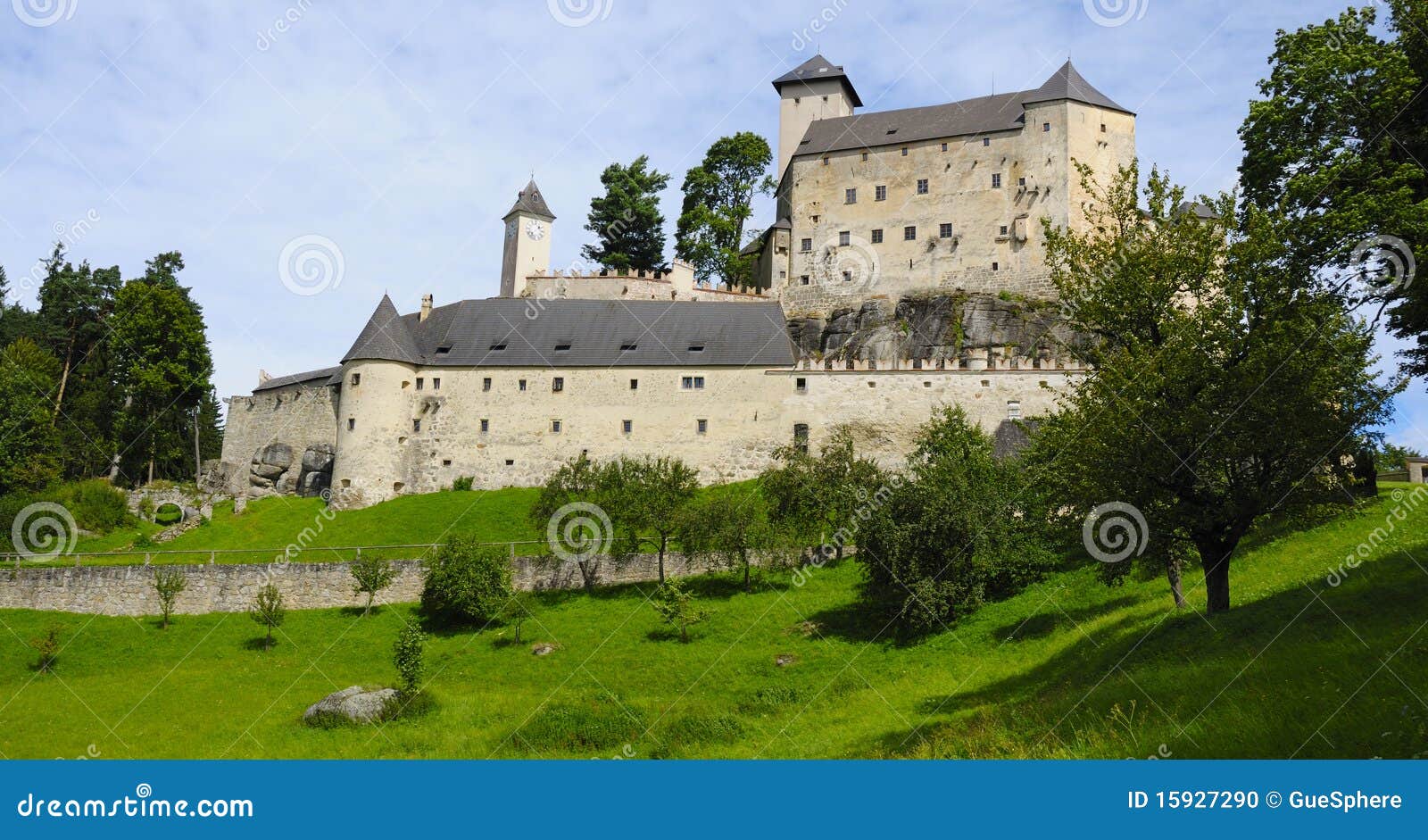 Austrian Castle, Lower Austria Stock Photo - Image of building ...