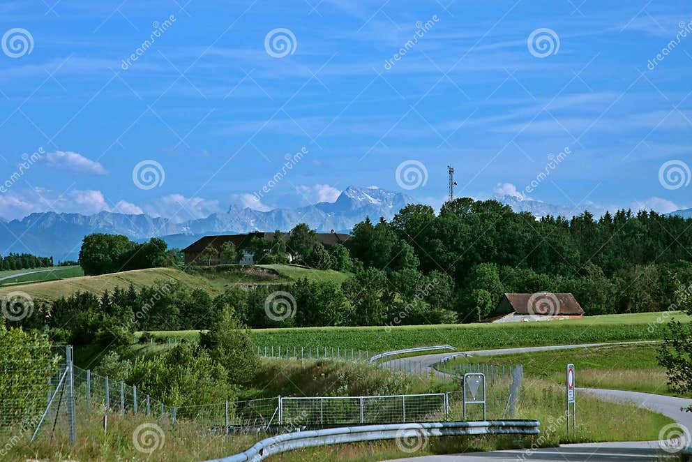 Austrian countryside stock image. Image of austria, blue - 27957465