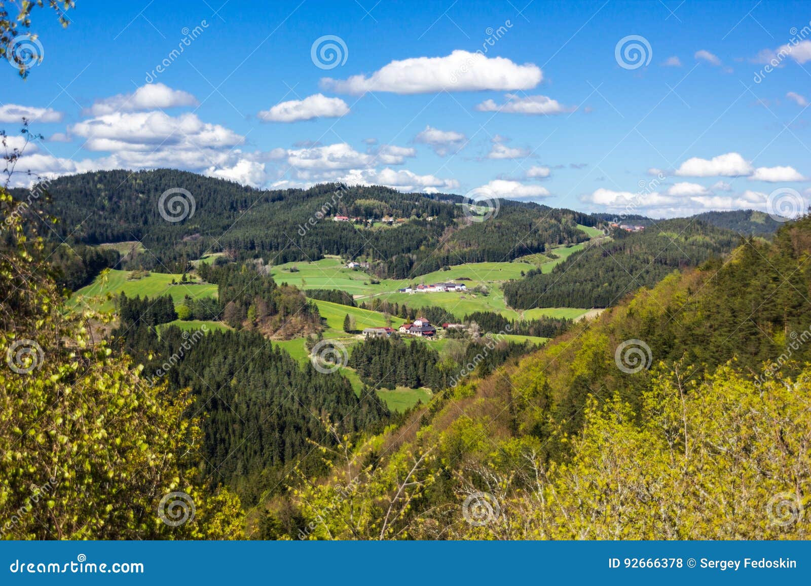 Austrian Countryside. Upper Austria. Stock Photo - Image of spring ...