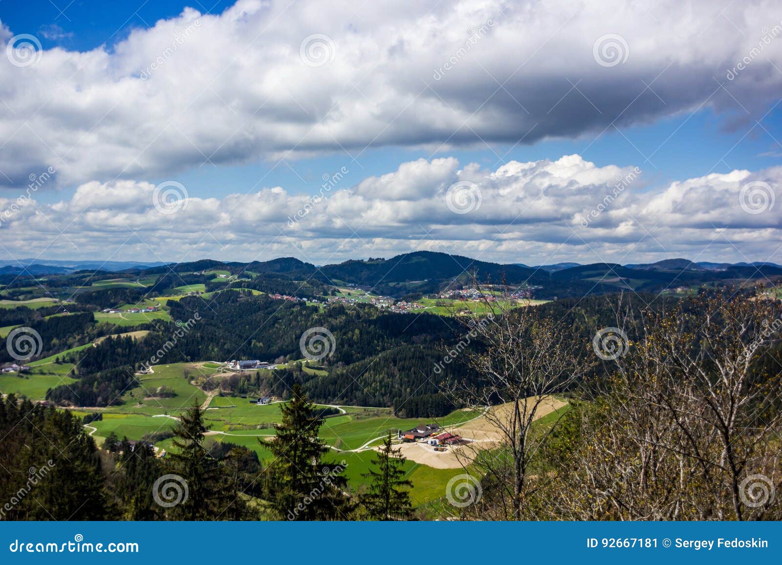 Austrian Countryside. Upper Austria. Stock Image - Image of countryside ...