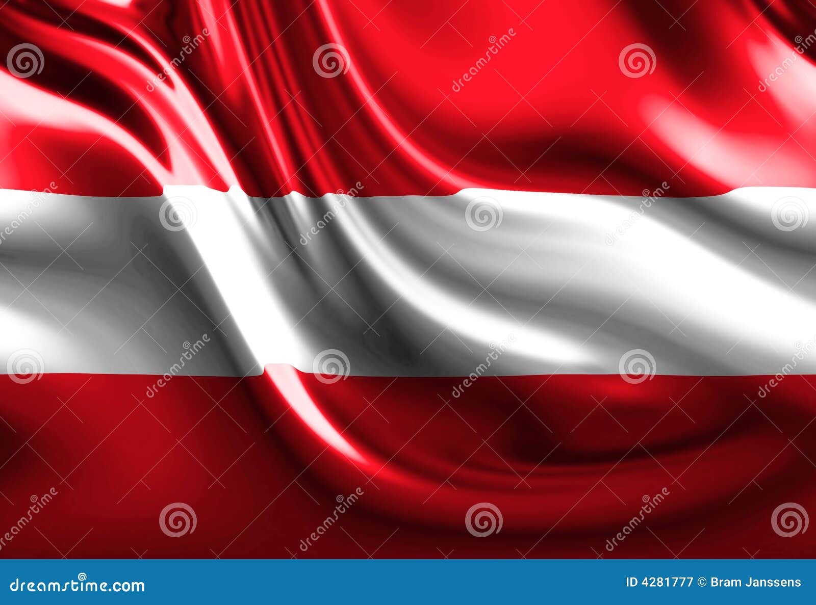 Austrian flag stock illustration. Illustration of austria - 4281777