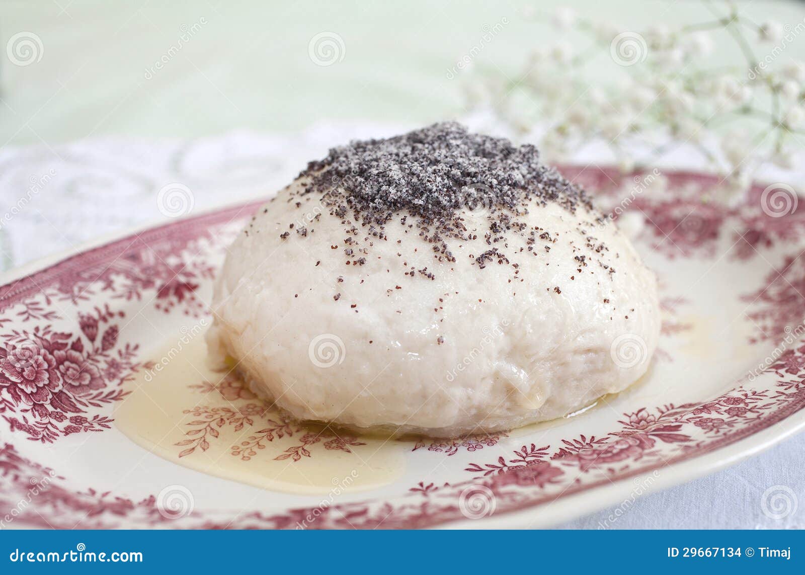 Austrian germknoedel stock photo. Image of delicious - 29667134