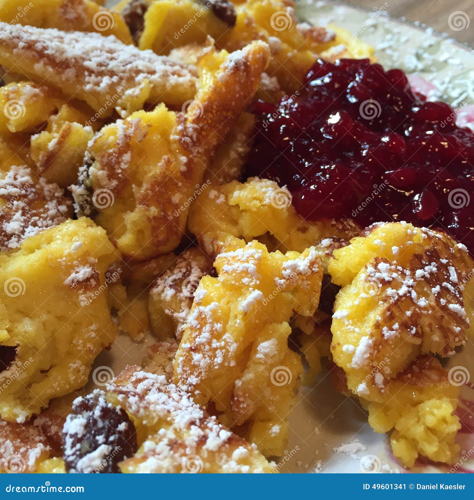 Austrian Kaiserschmarrn stock image. Image of austrian - 49601341