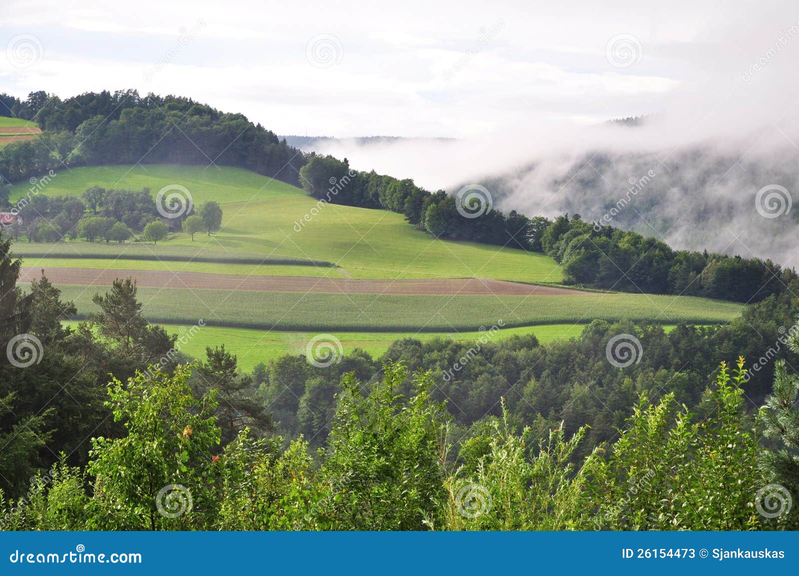 Austrian landscape stock image. Image of season, seasonal - 26154473
