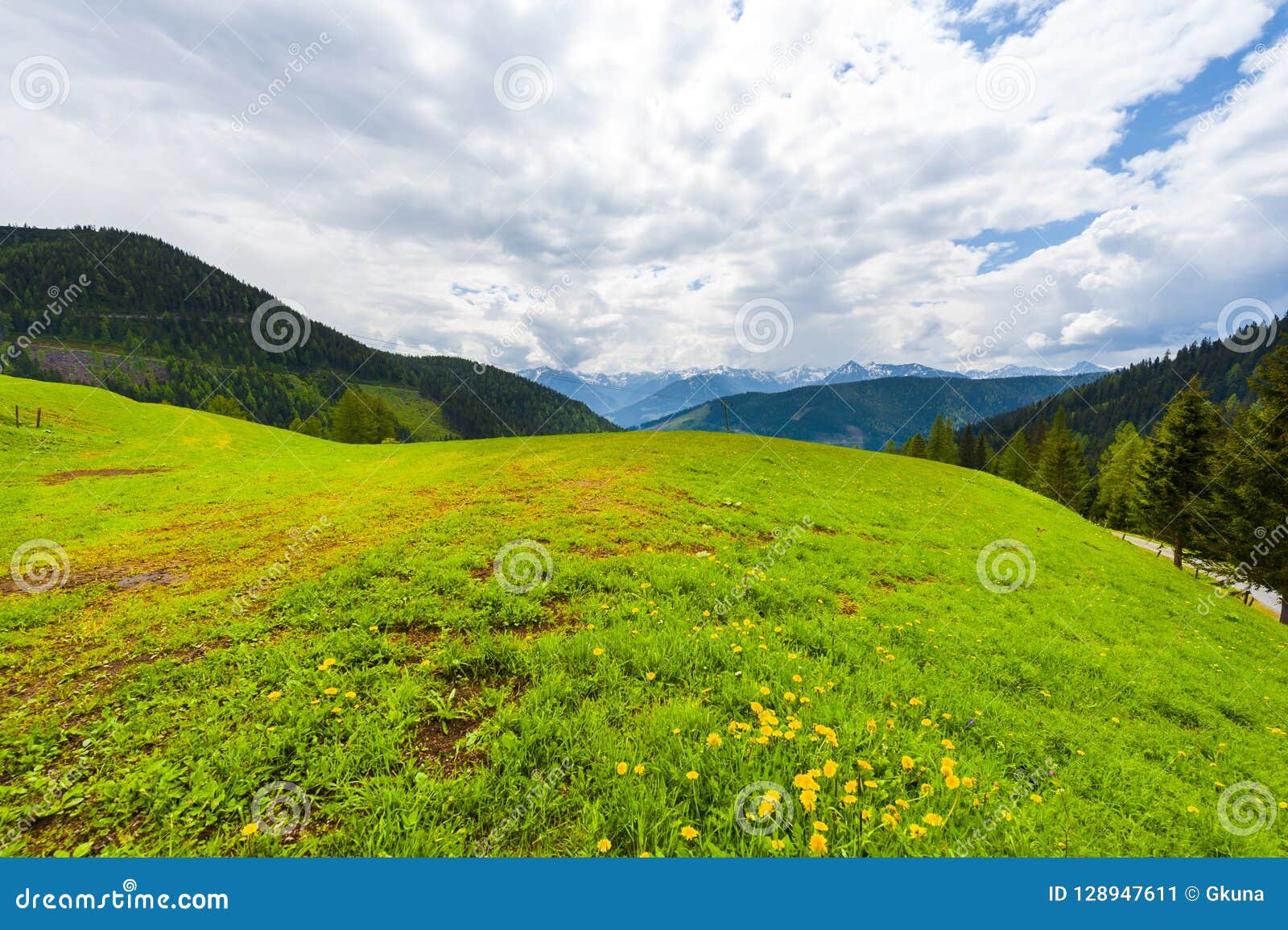 Austrian landscape stock image. Image of ground, land - 128947611