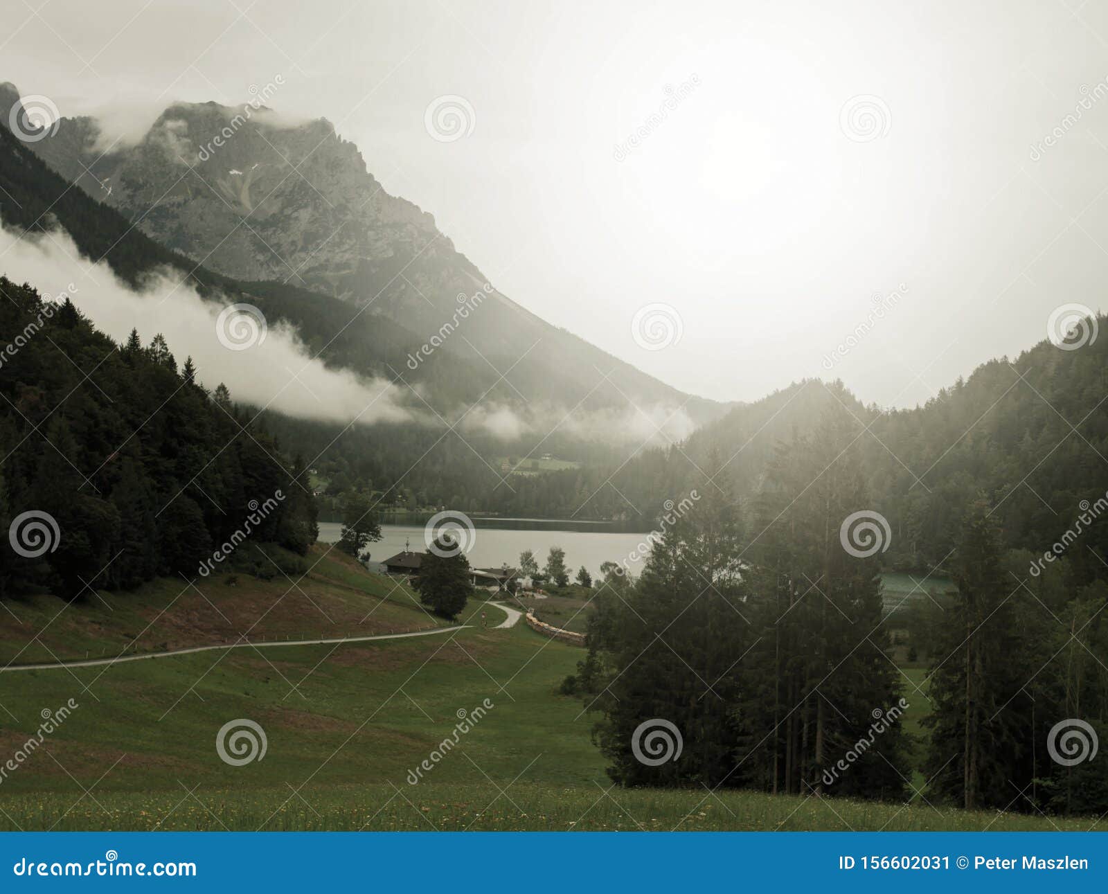Austrian Landscape stock image. Image of picturesque - 156602031