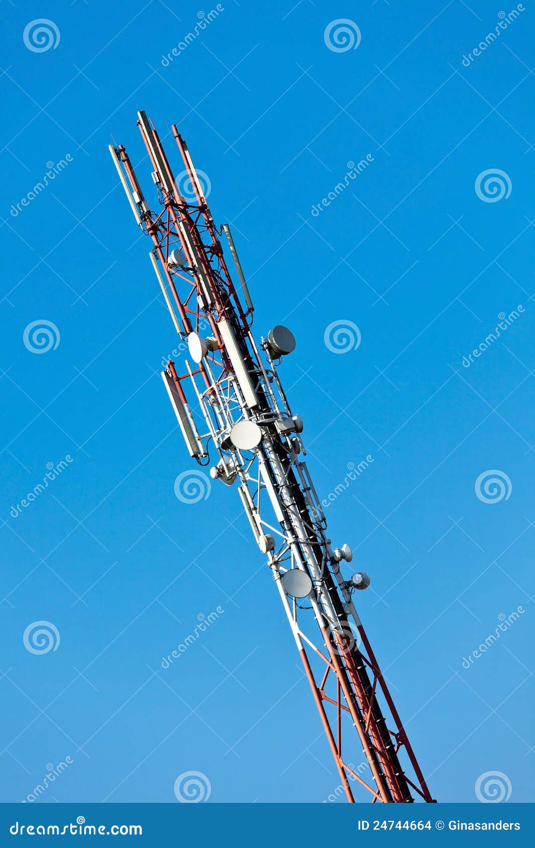 Austrian Mobile Phone Transmitter Stock Photo - Image of cell, access ...