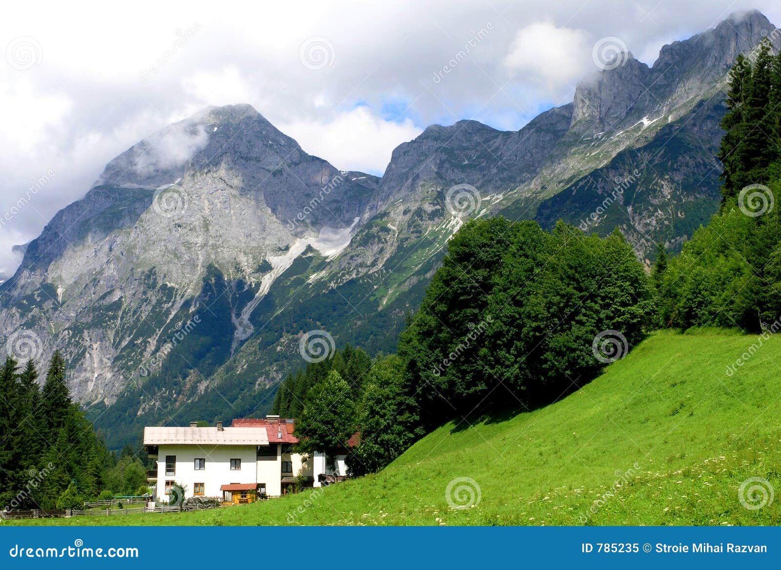 Austrian mountains stock image. Image of travel, europe - 785235