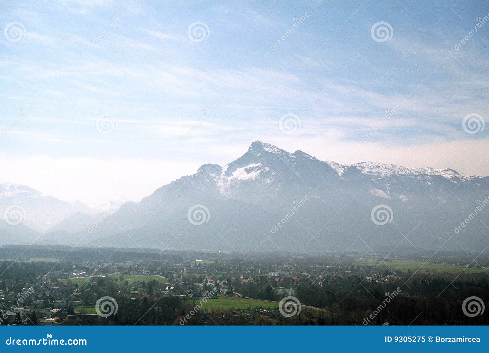 Austrian mountains stock image. Image of scenic, snow - 9305275