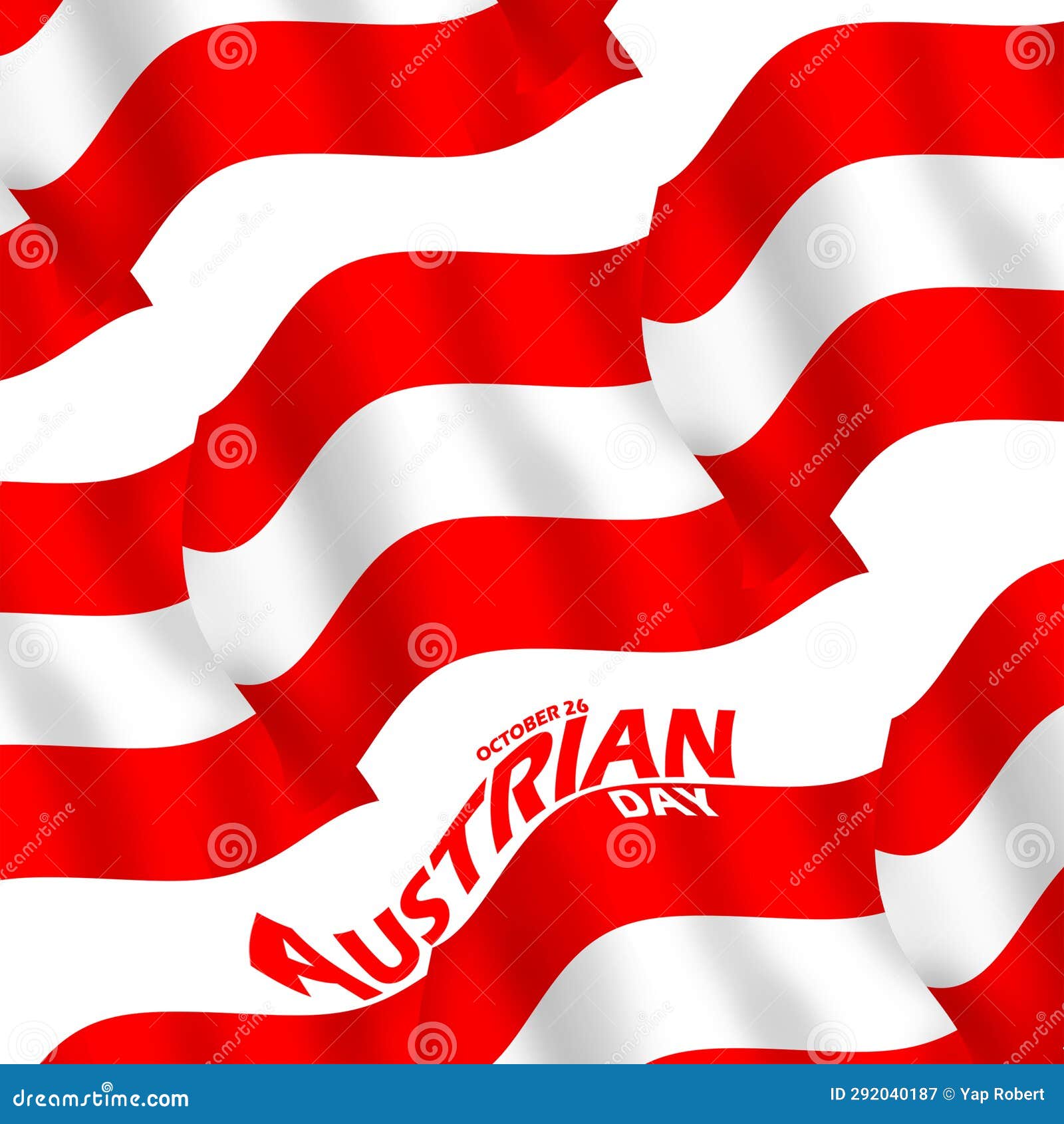 Austrian National Day on October 26 Stock Illustration - Illustration ...