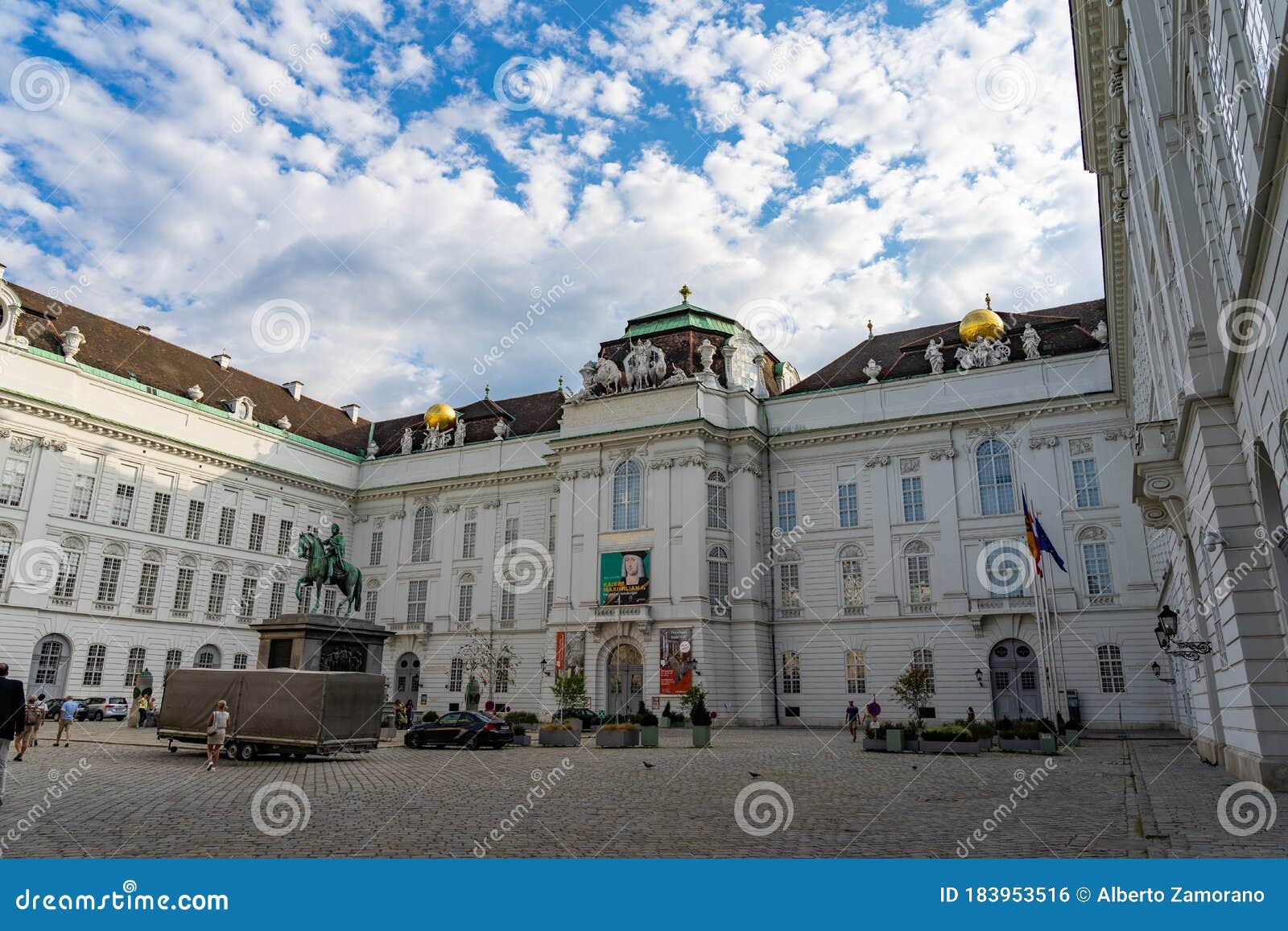 Austrian National Library in Vienna Wien, Austria. Editorial Photo ...