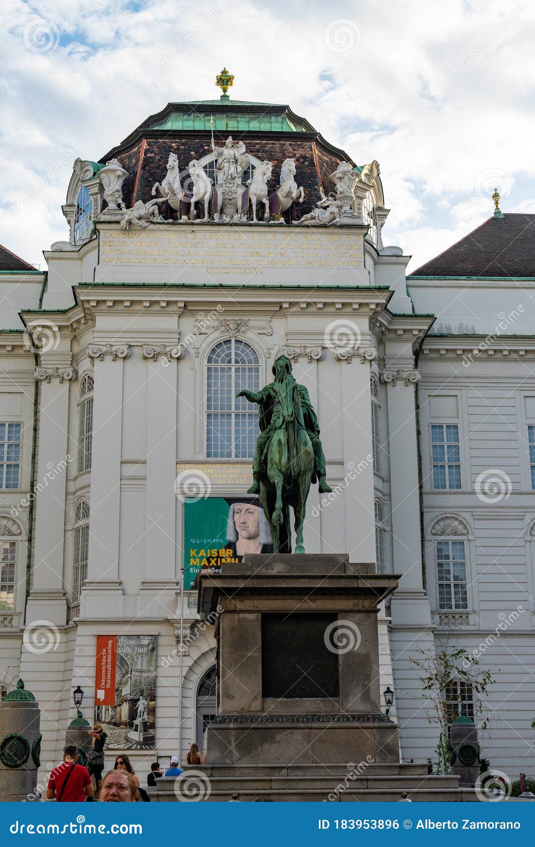 Austrian National Library in Vienna Wien, Austria. Editorial Photo ...